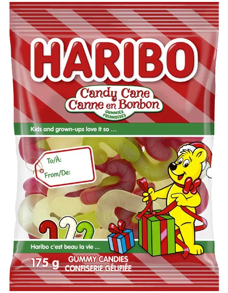 Haribo Candy Canes 160g webshop | Online rendelés és házhozszállítás ...